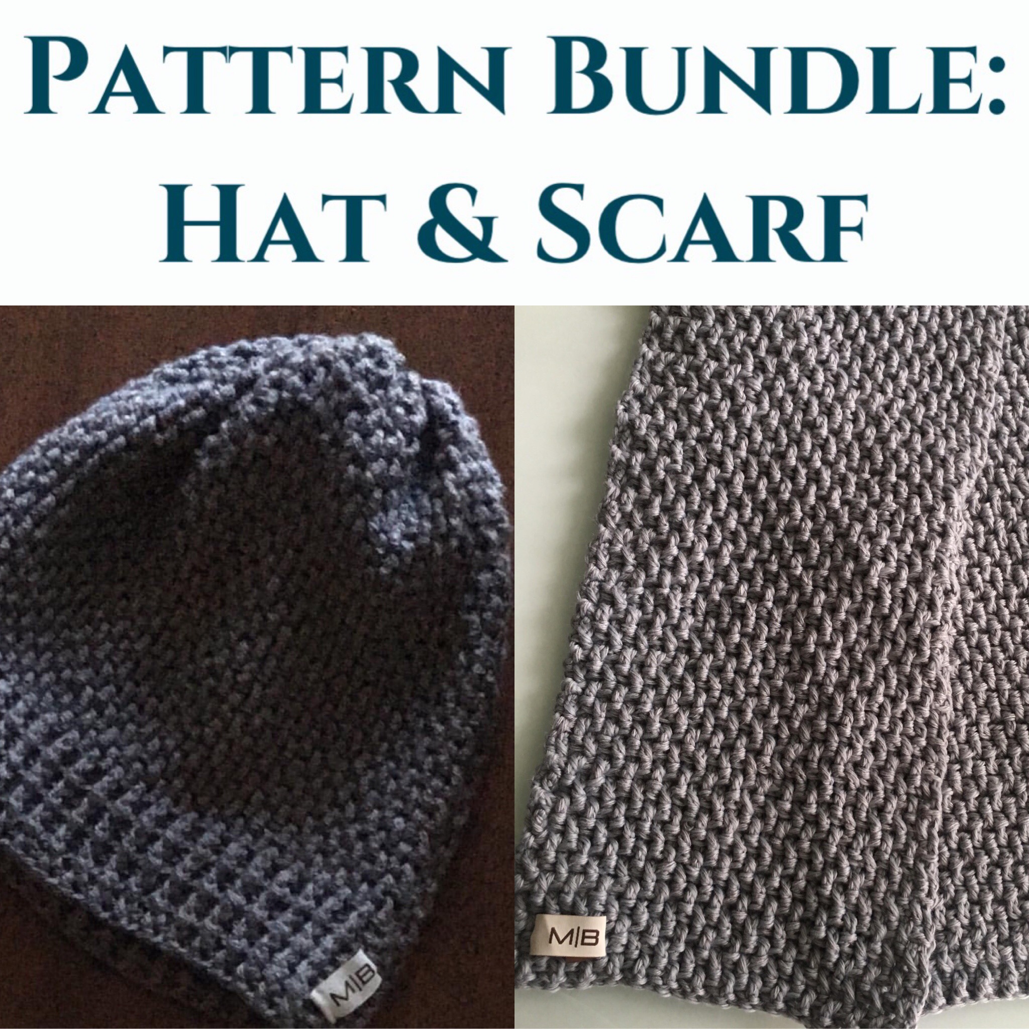 Bundle: Alternating Posts Hat & Scarf - Mode Bespoke